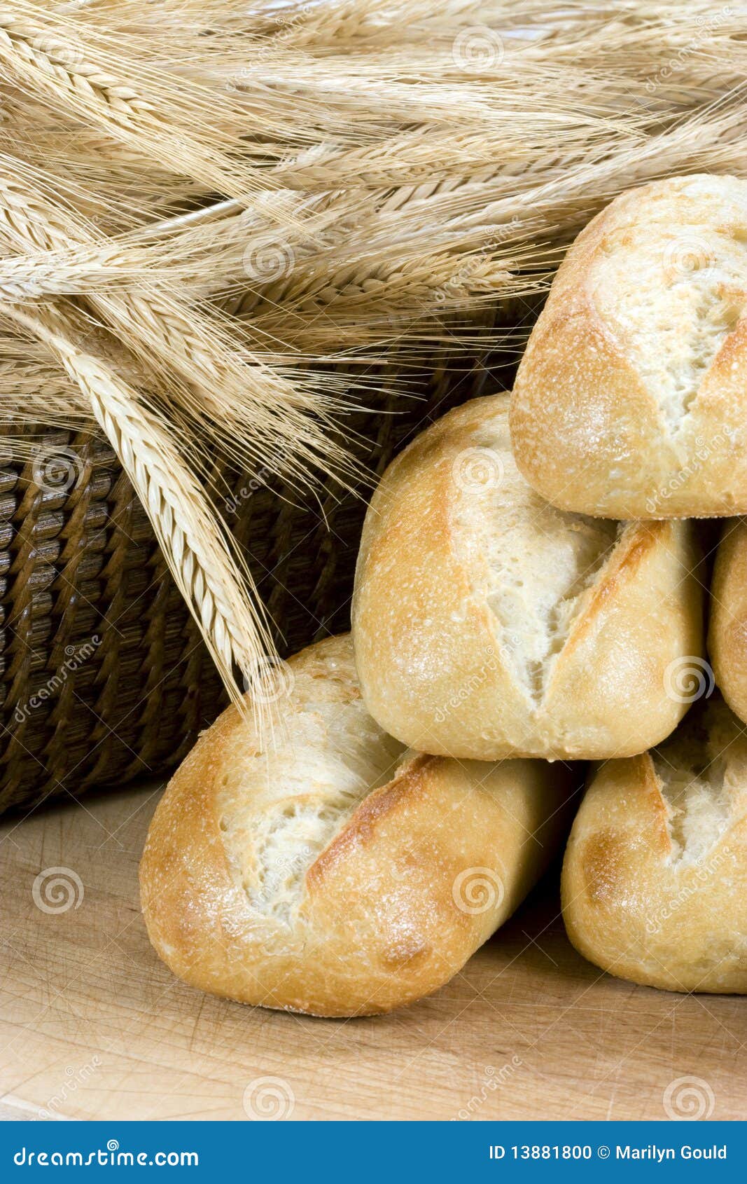 Baguette Bread - vertical stock photo. Image of baguettes - 13881800