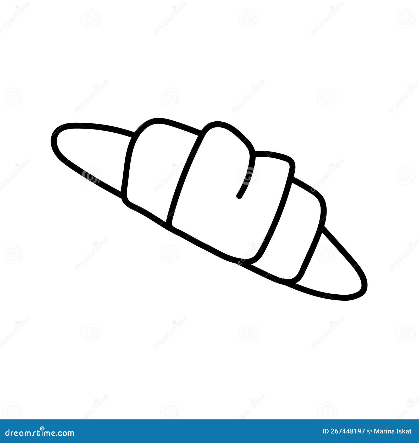 Baguette Vector Sketch Icon. Hand Drawn Baguette Stock Vector ... Baguette Vector Sketch Icon. Hand Drawn Baguette Stock Vector ...