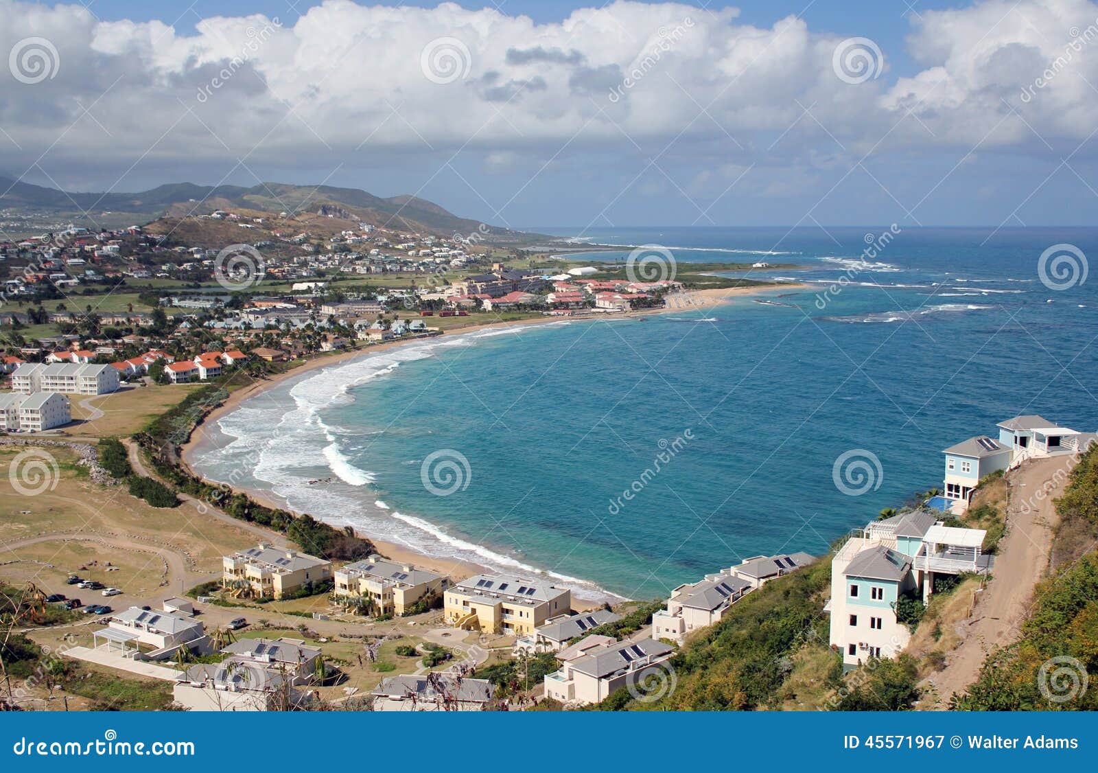 Bahía De La Fragata, St San Cristobal Imagen de archivo - Imagen de ...