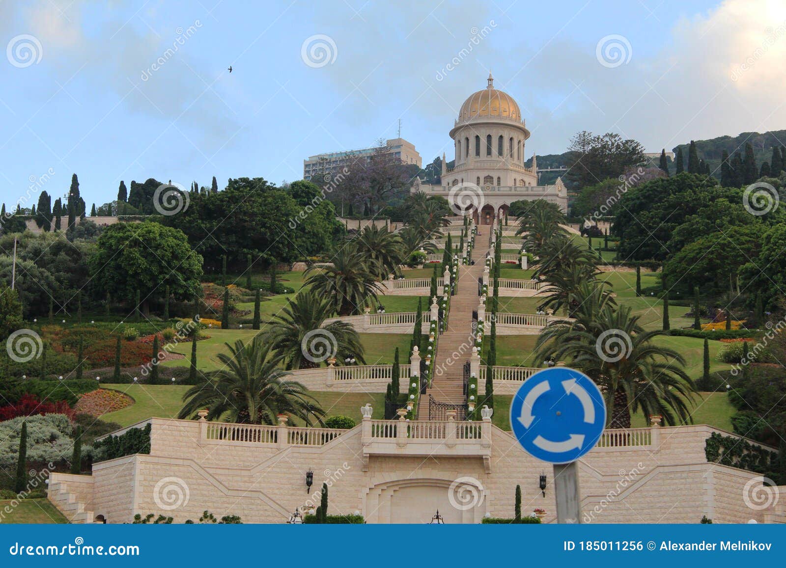 Bahai Gardens in Summer in Haifa Editorial Photo - Image of haifa ...