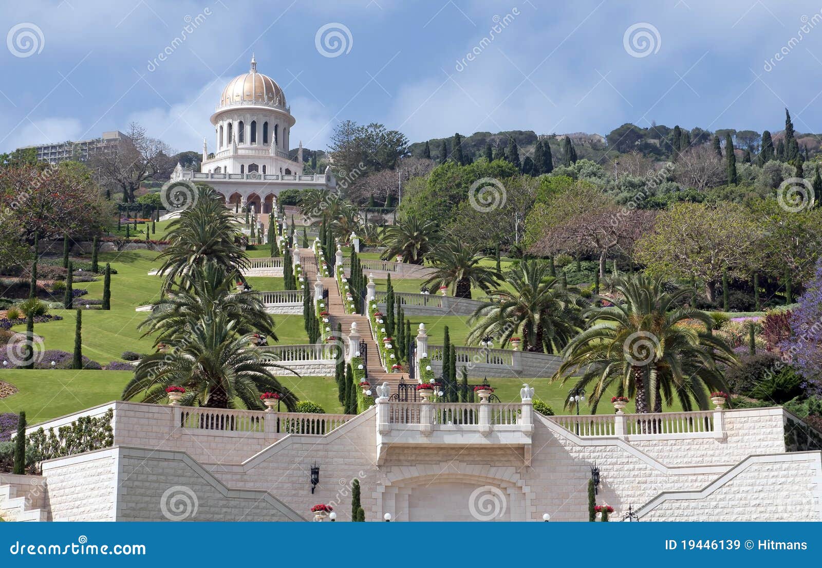 Bahai Temple and Gardens in Haifa Israel Stock Image - Image of history ...