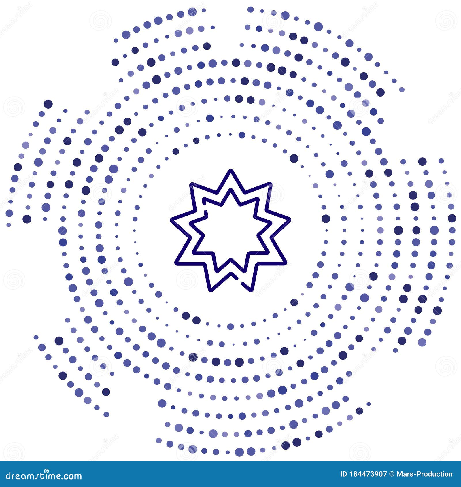 Bahaism Vector Icon. Bahaism Editable Stroke. Bahaism Linear Symbol for ...