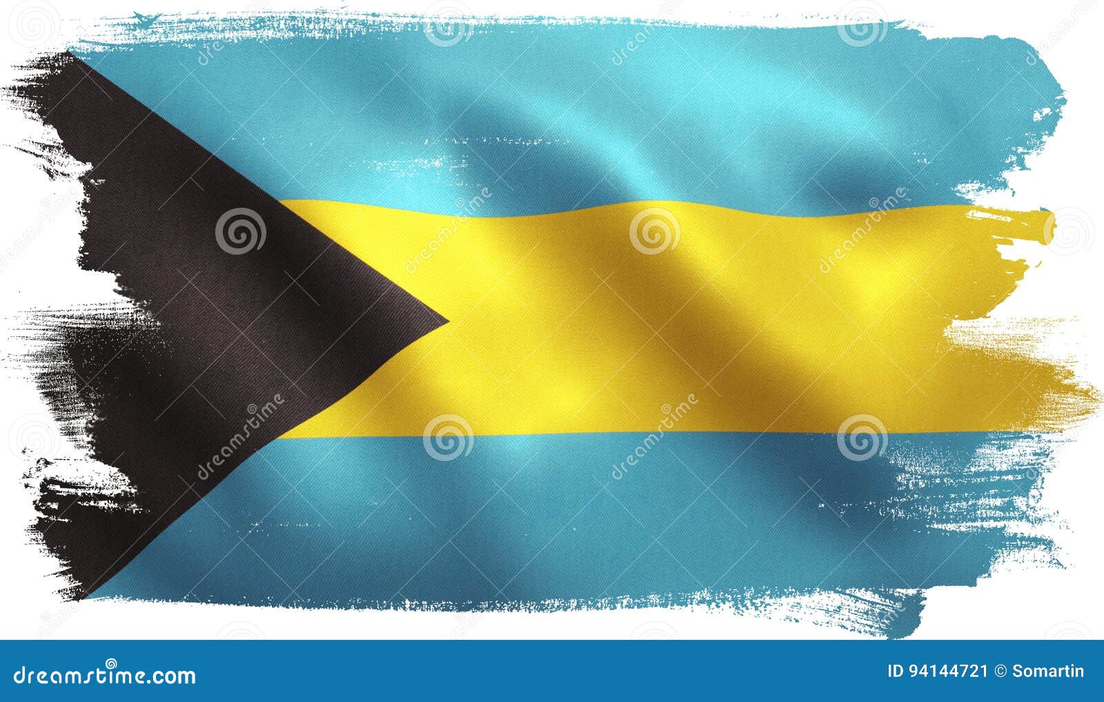 Bahamas Flag stock illustration. Illustration of country - 94144721