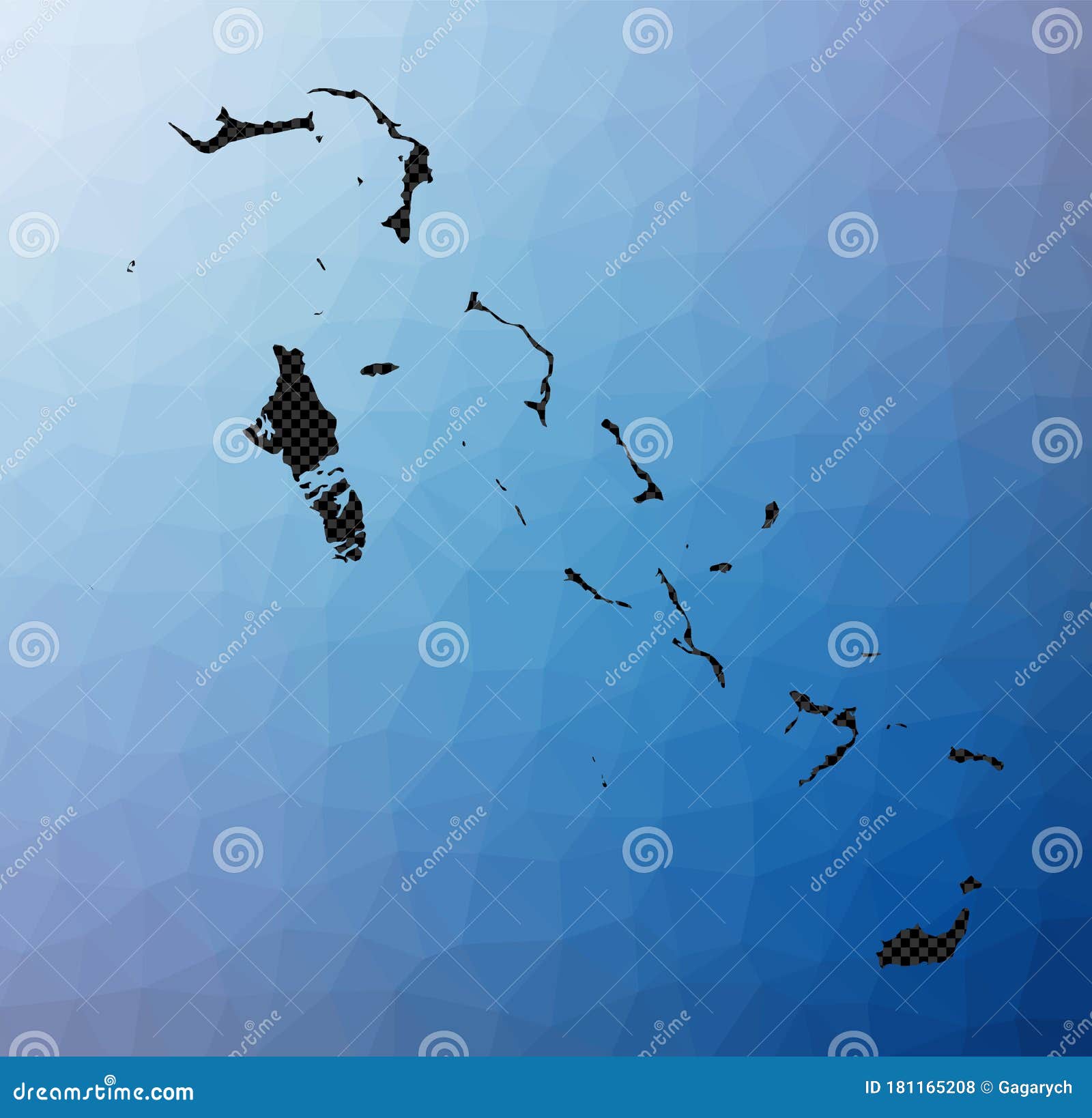 Bahamas geometric map. stock vector. Illustration of nassau - 181165208