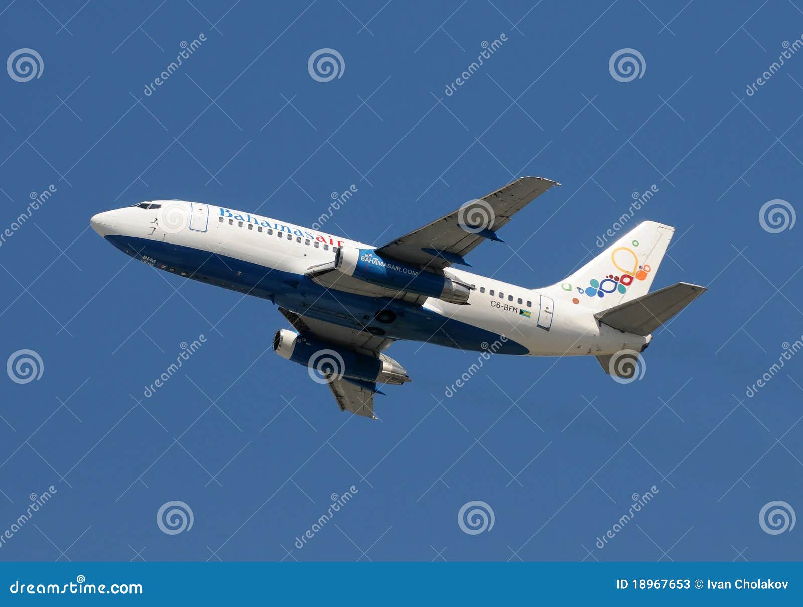 Bahamasair passenger jet editorial stock photo. Image of plane - 18967653