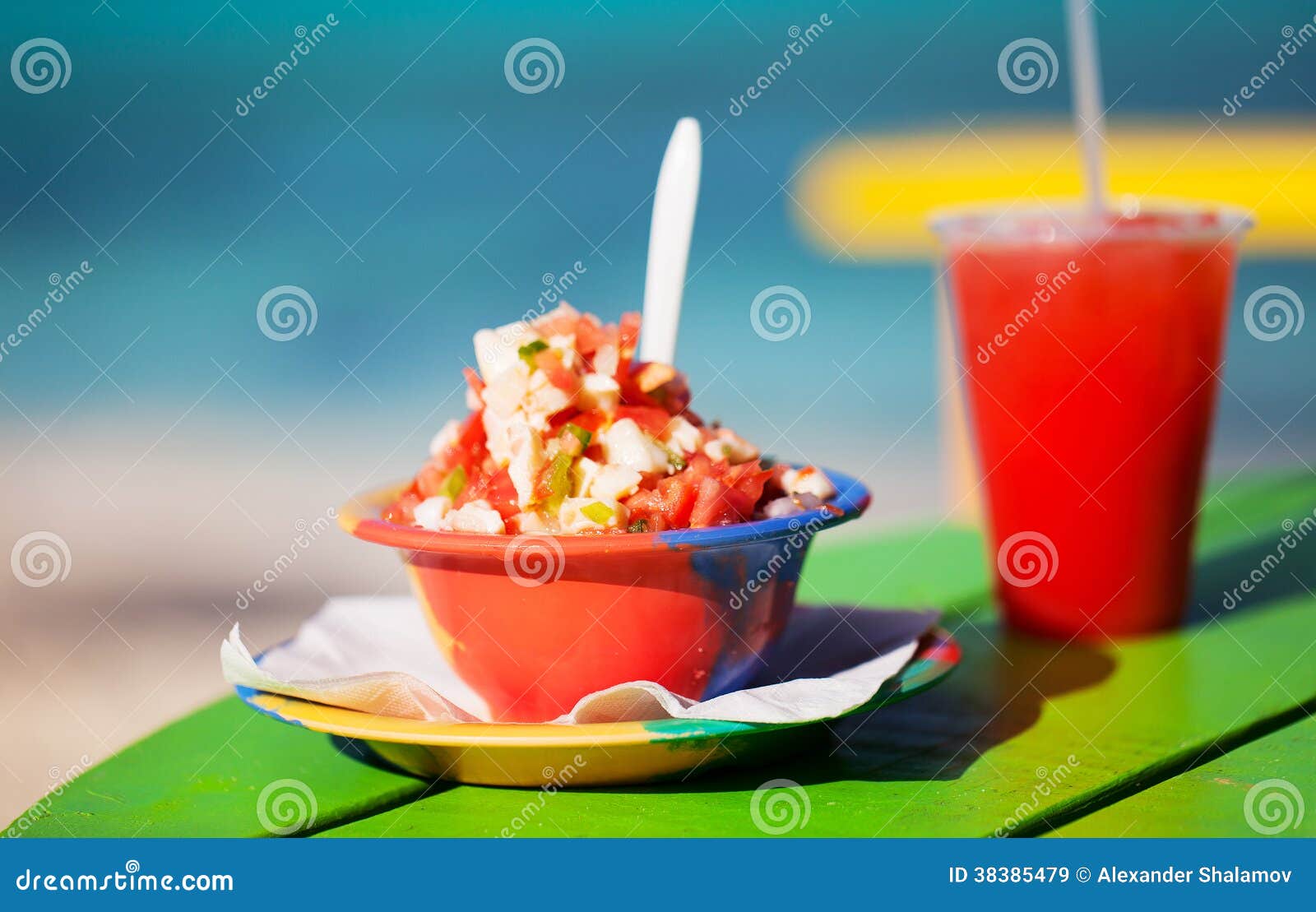 Bahamian conch salad stock image. Image of bahamian, healthy - 38385479