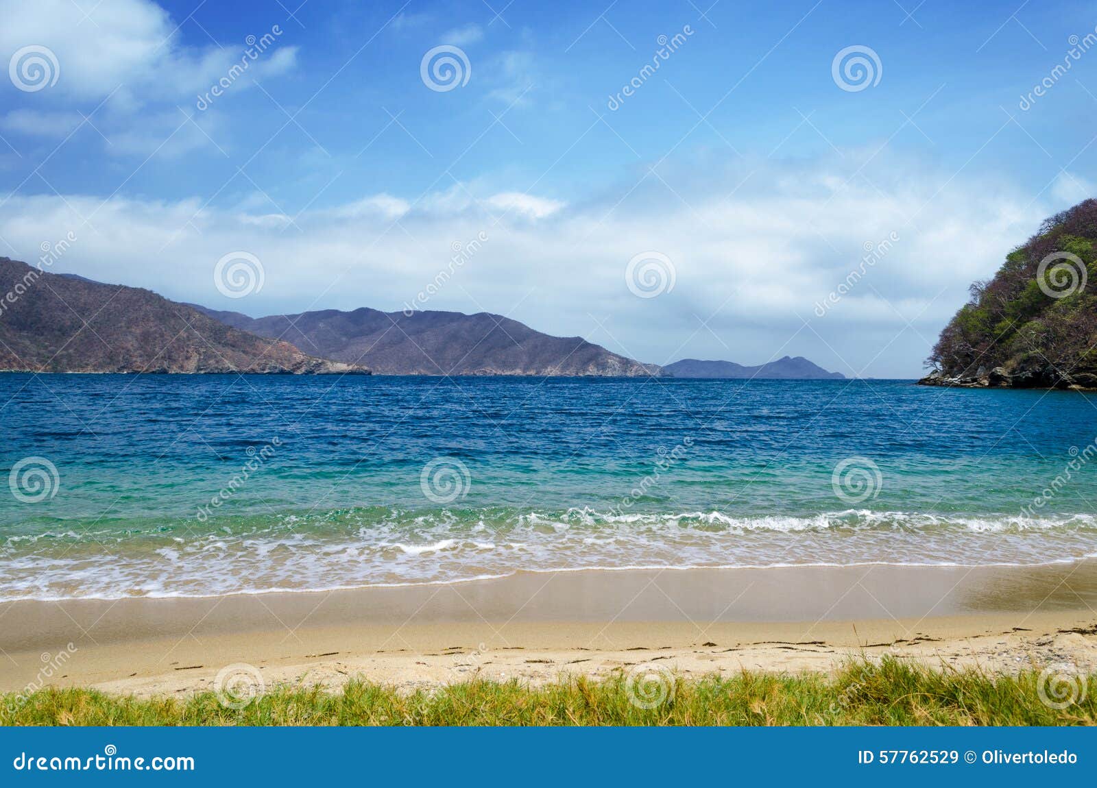 Bahia Concha beach stock image. Image of wave, water - 57762529