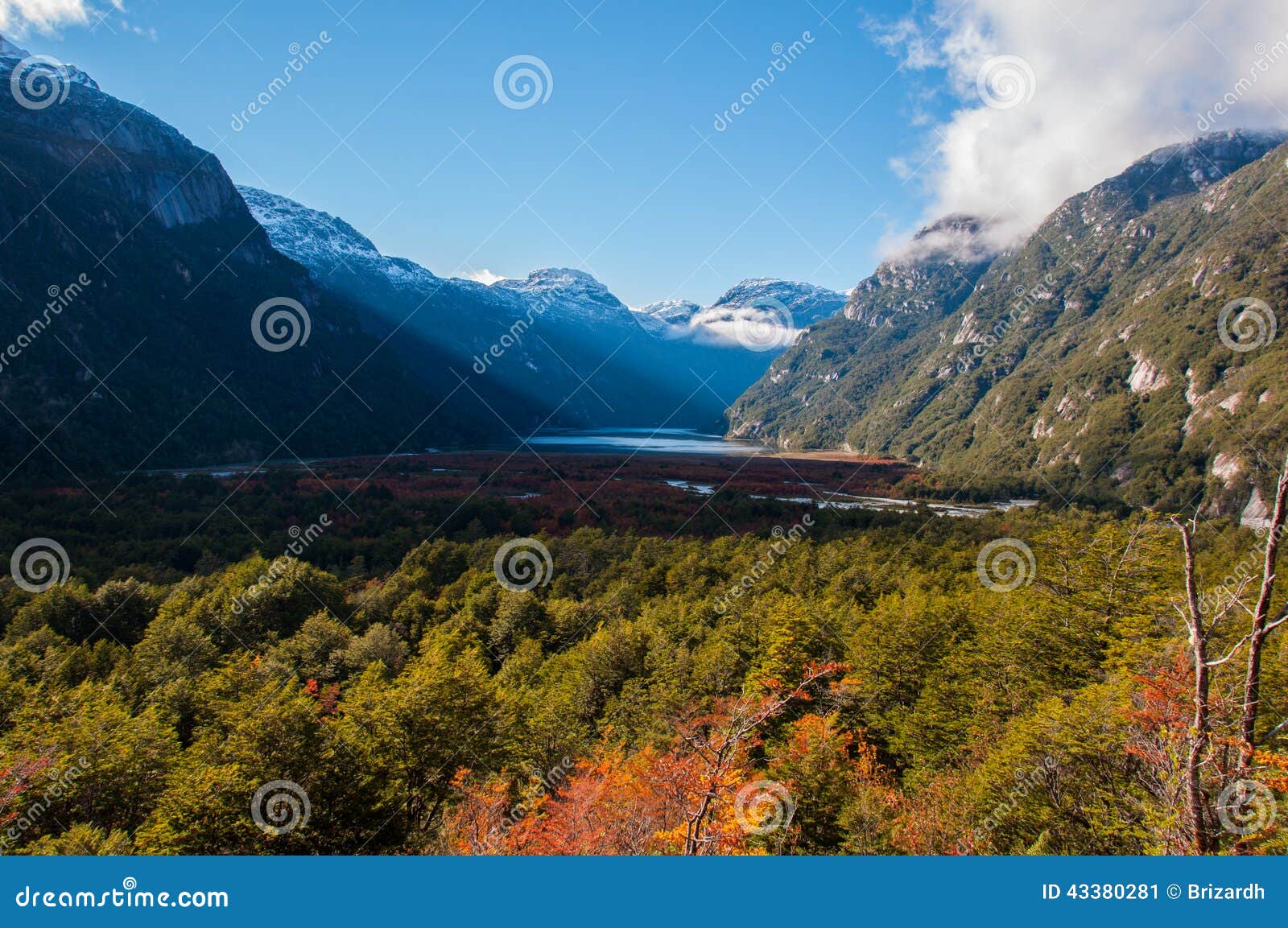 Bahia Exploradores, Carretera Austral, Highway 7, Chile Royalty-Free ...