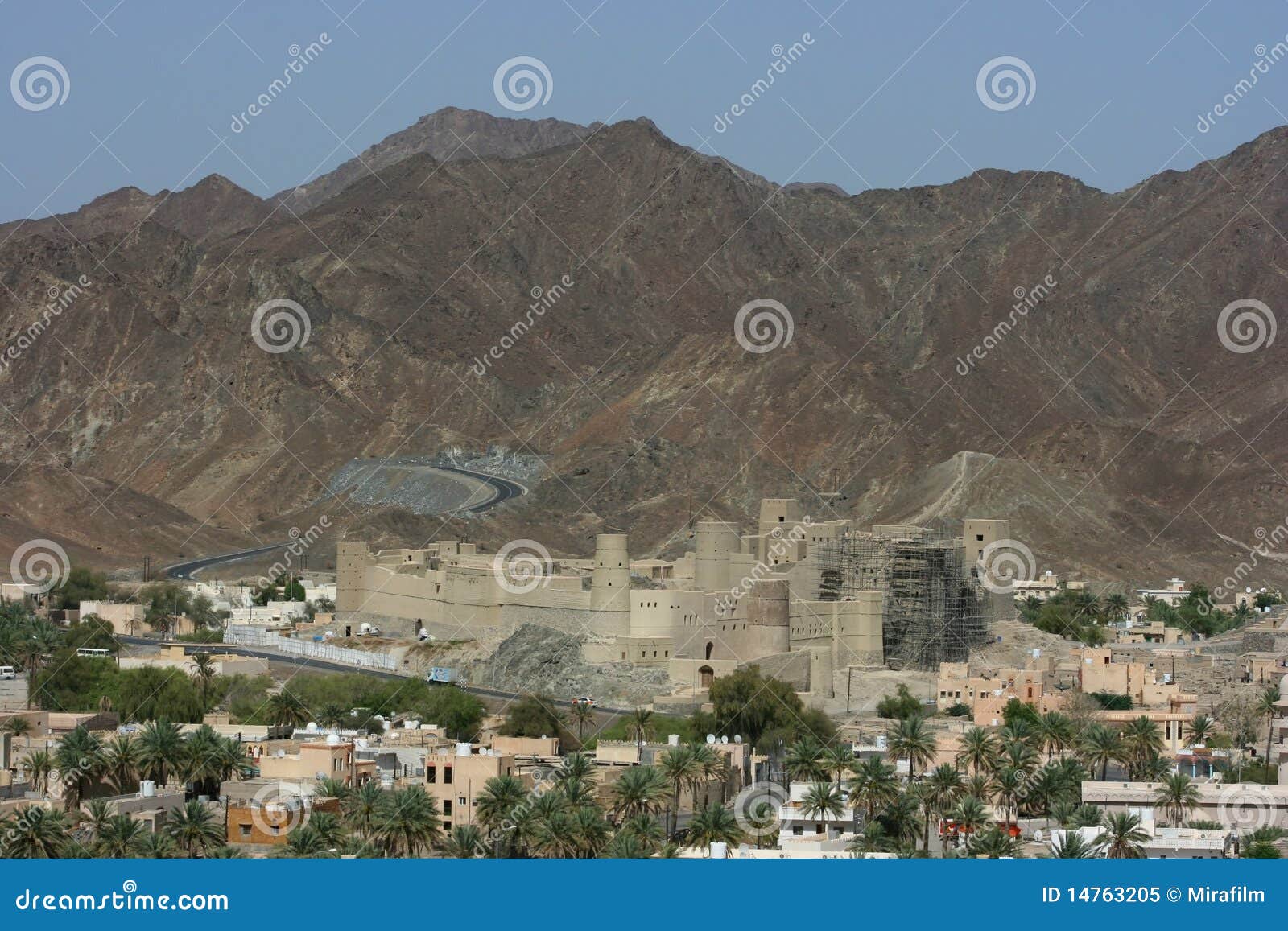 Bahla Fort stock image. Image of history, rustaq, qalat - 14763205