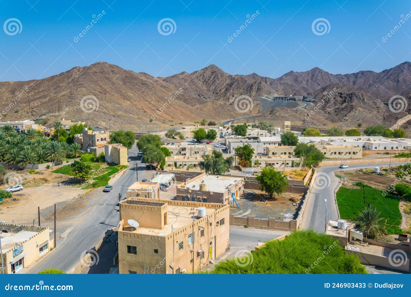 Bahla Town at Bahla Fort in Ad Dakhiliyah, Oman...IMAGE Stock Image ...