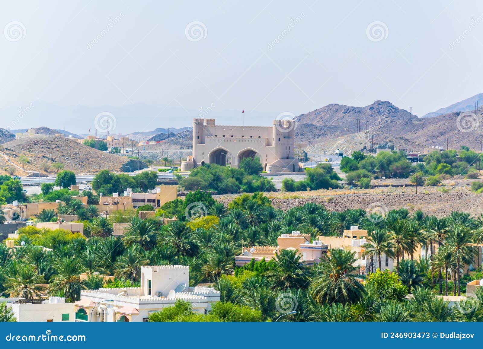 Bahla Town at Bahla Fort in Ad Dakhiliyah, Oman...IMAGE Stock Image ...