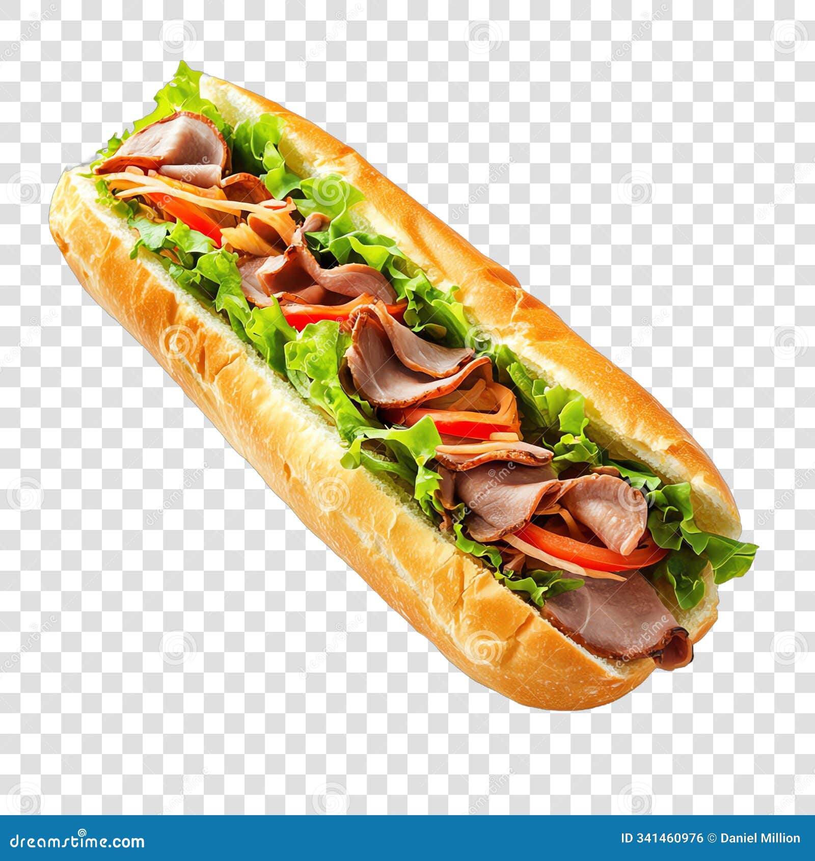 Bahn Mi stock illustration. Illustration of delicious - 341460976