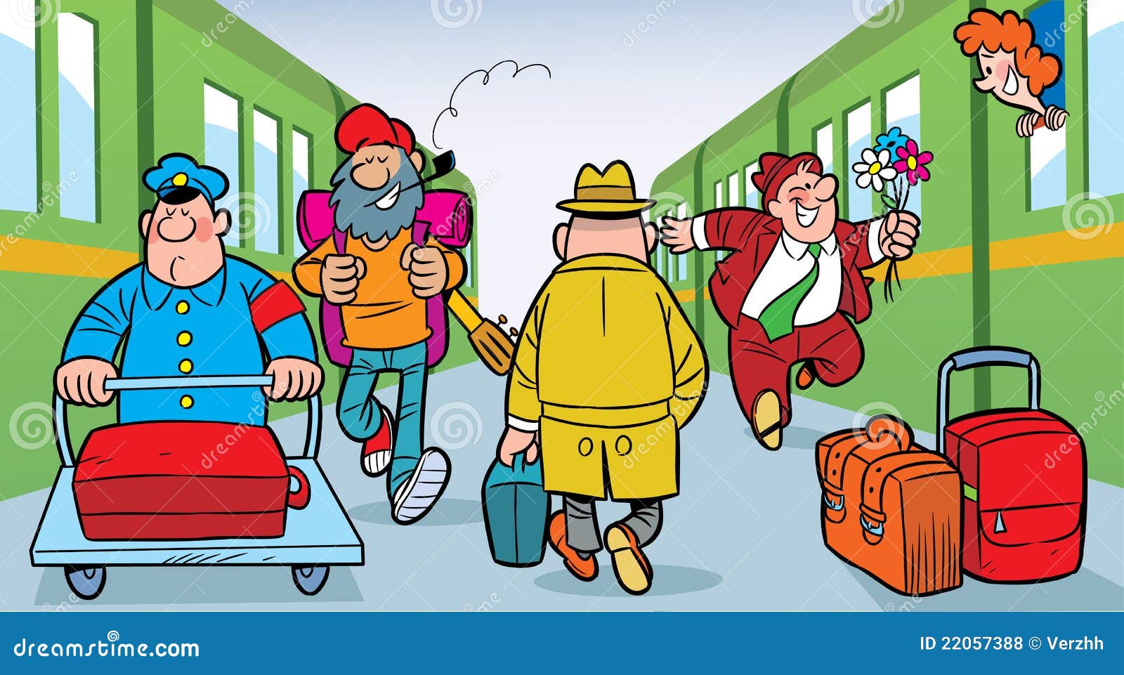 Bahnhof vektor abbildung. Illustration von reserviert - 22057388