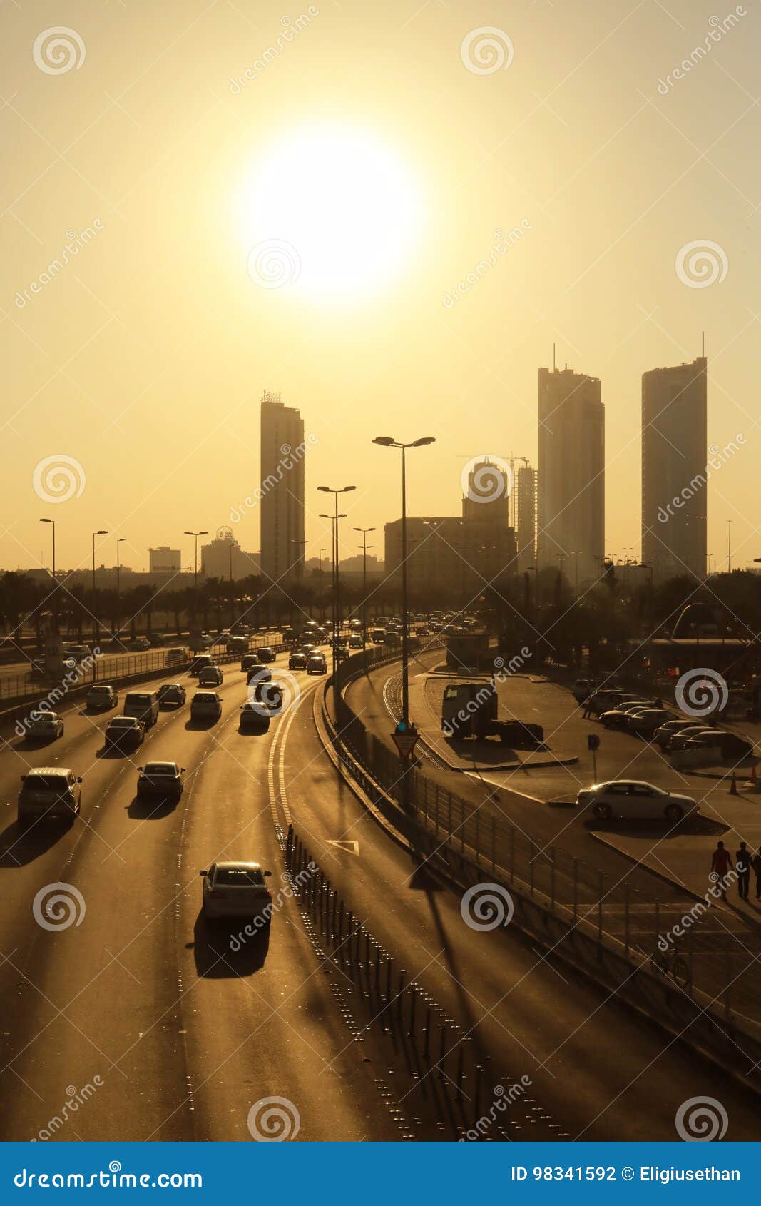 Bahrain City Skyline stock photo. Image of centre, outside - 98341592