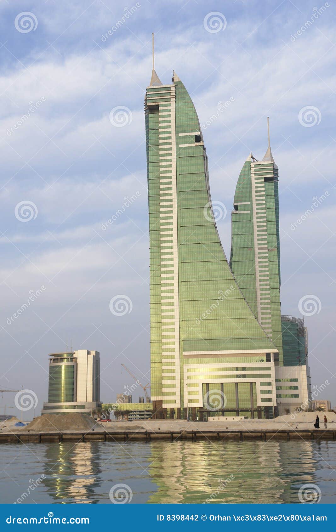 Bahrain Financial Harbour stock photo. Image of open, office - 8398442