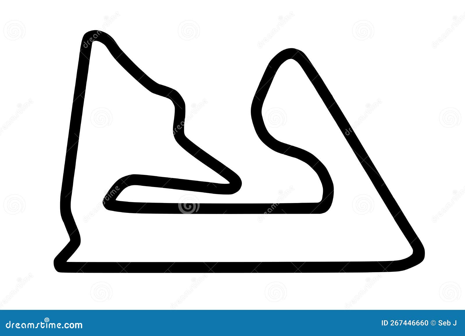 Bahrain International Circuit Stock Vector - Illustration of ...