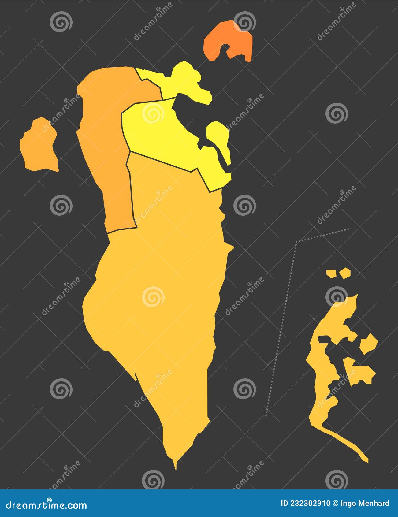 Bahrain Population Map. Stick Figures Bahraini People Map. Pattern Of ...