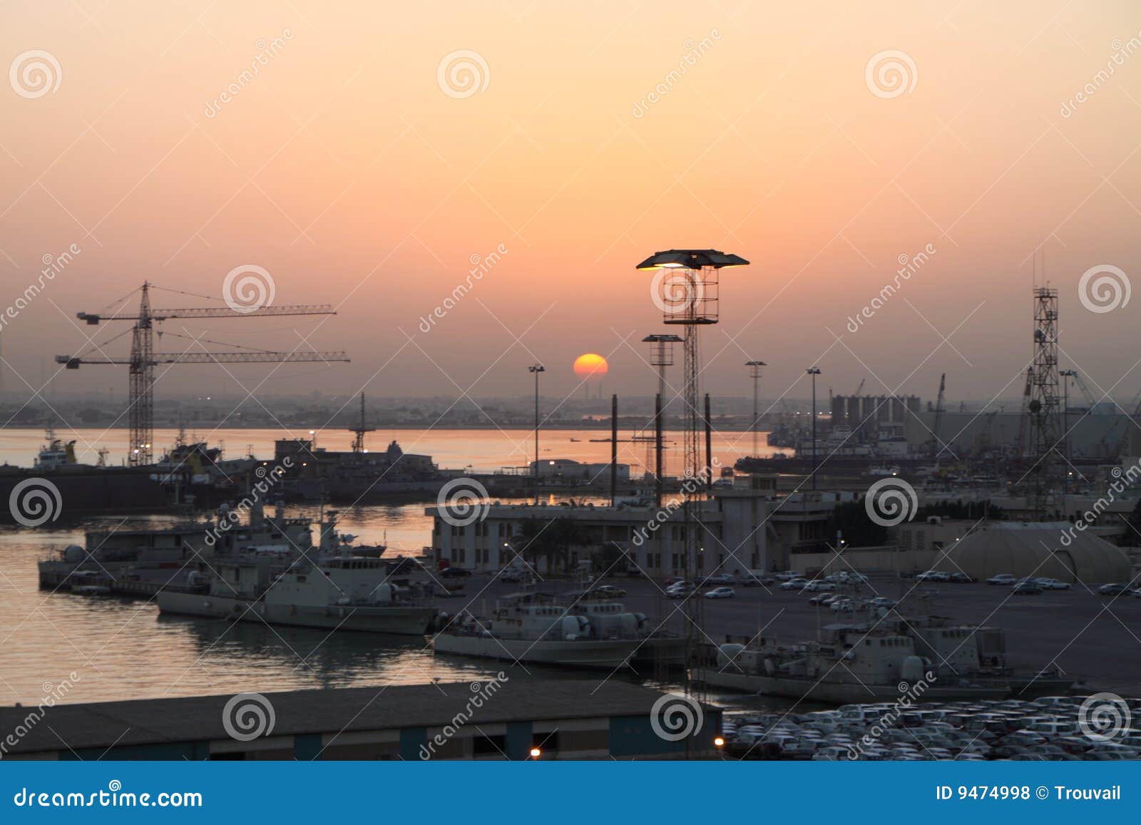 Bahrain port stock photo. Image of arab, tourism, evening - 9474998