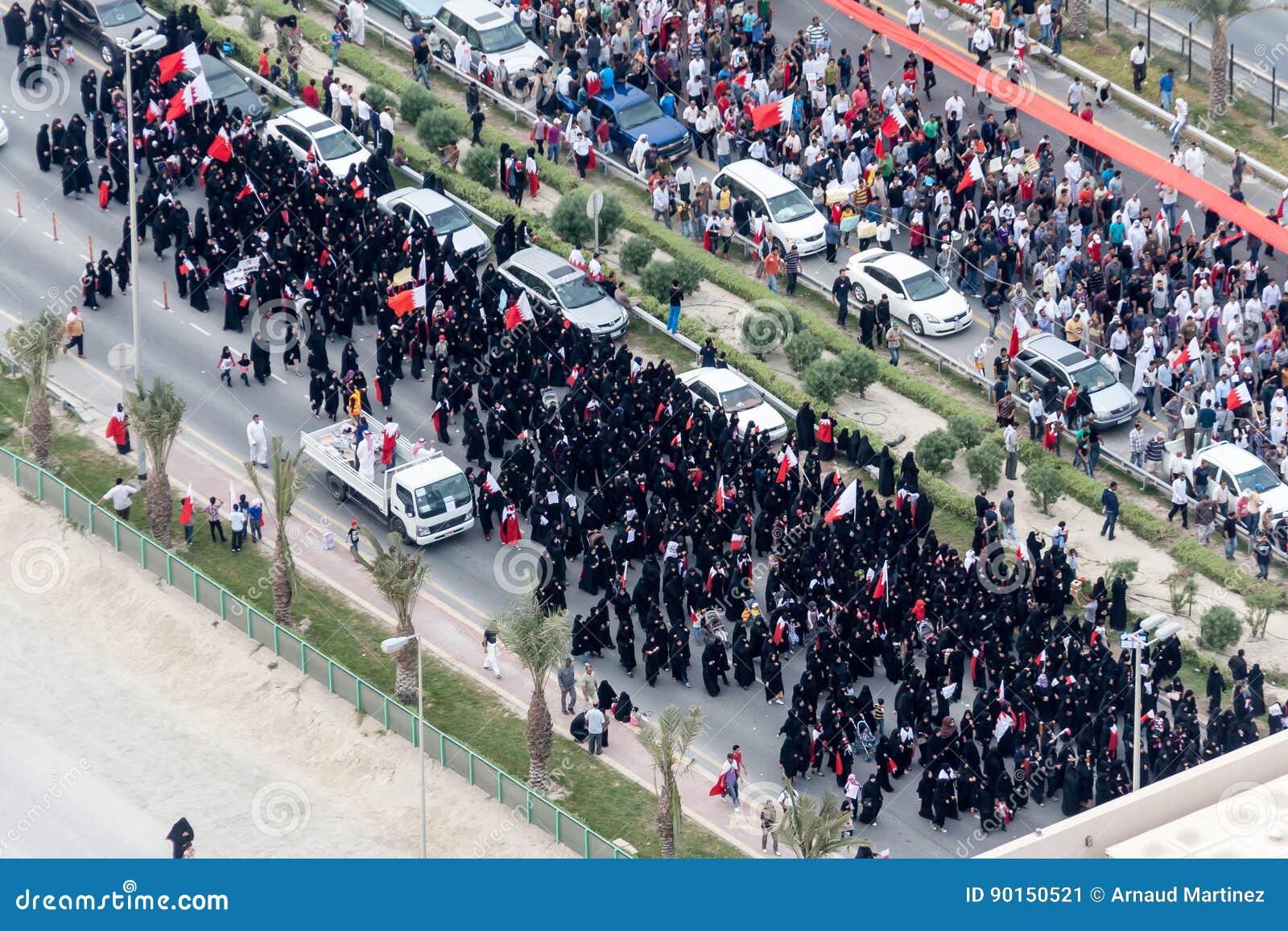 Bahrain Protests and Uprising March 2011 during Arab Spring Editorial ...