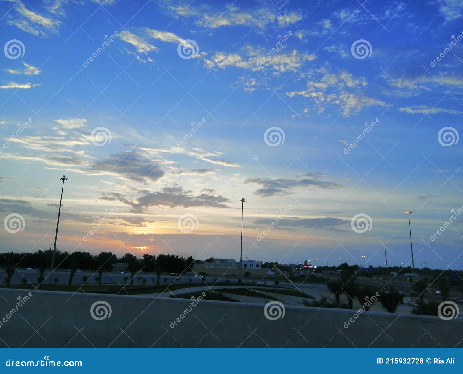 Bahrain (sky view) stock photo. Image of night, beautiful - 215932728