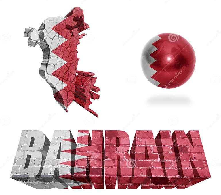 Bahrain Symbols stock illustration. Illustration of power - 100347004