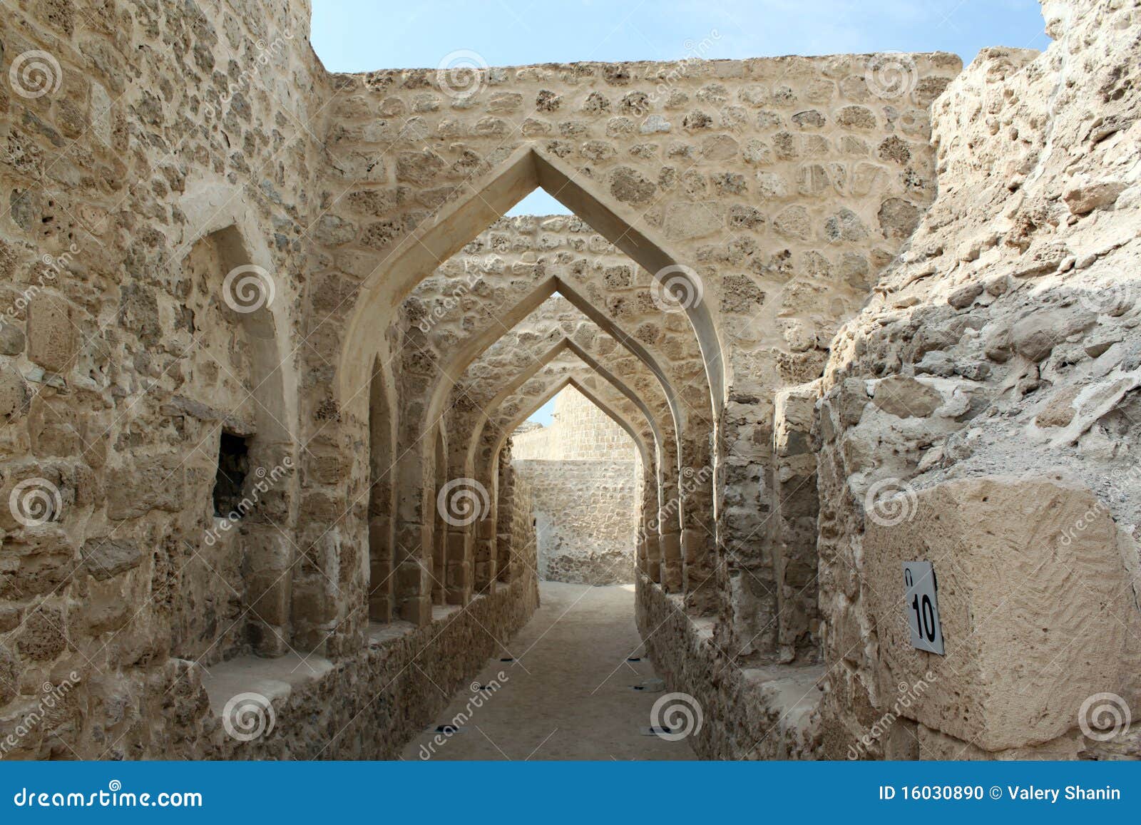 Bahrein fort stock photo. Image of exterior, civilization - 16030890
