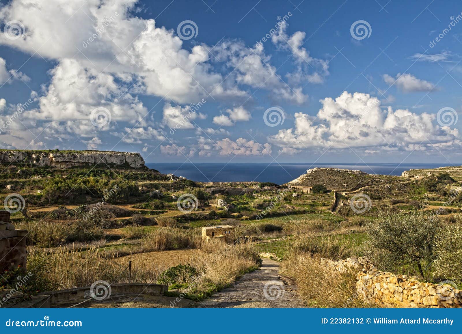 Bahrija Landscape stock photo. Image of mediterranean - 22382132