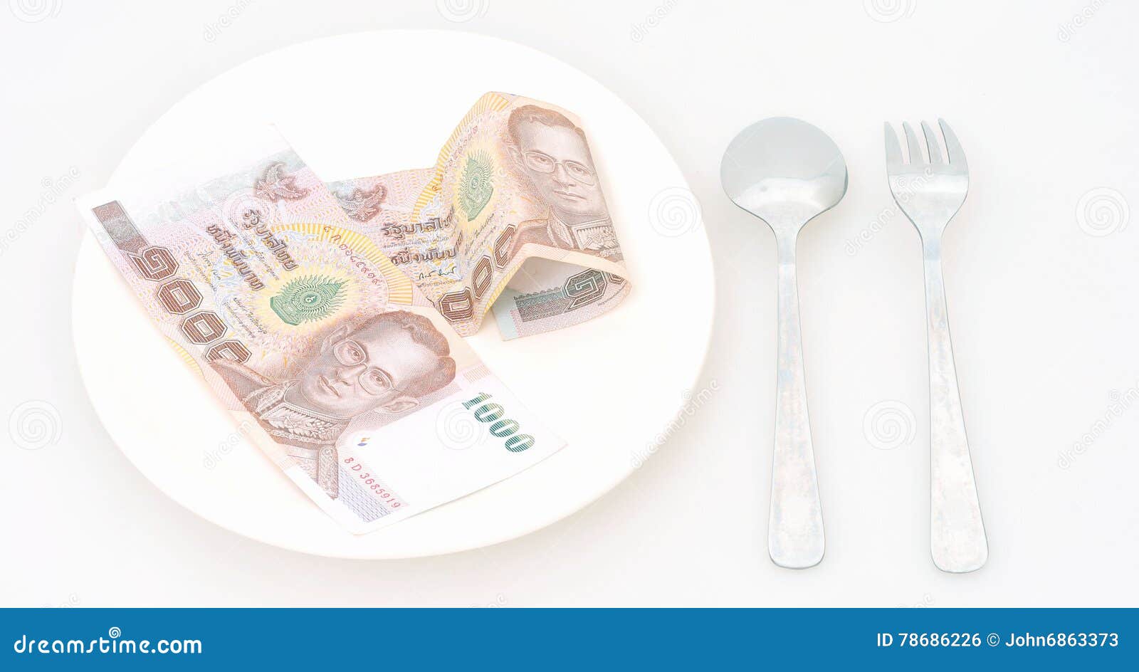 1000 baht bill on dish stock photo. Image of denomination - 78686226
