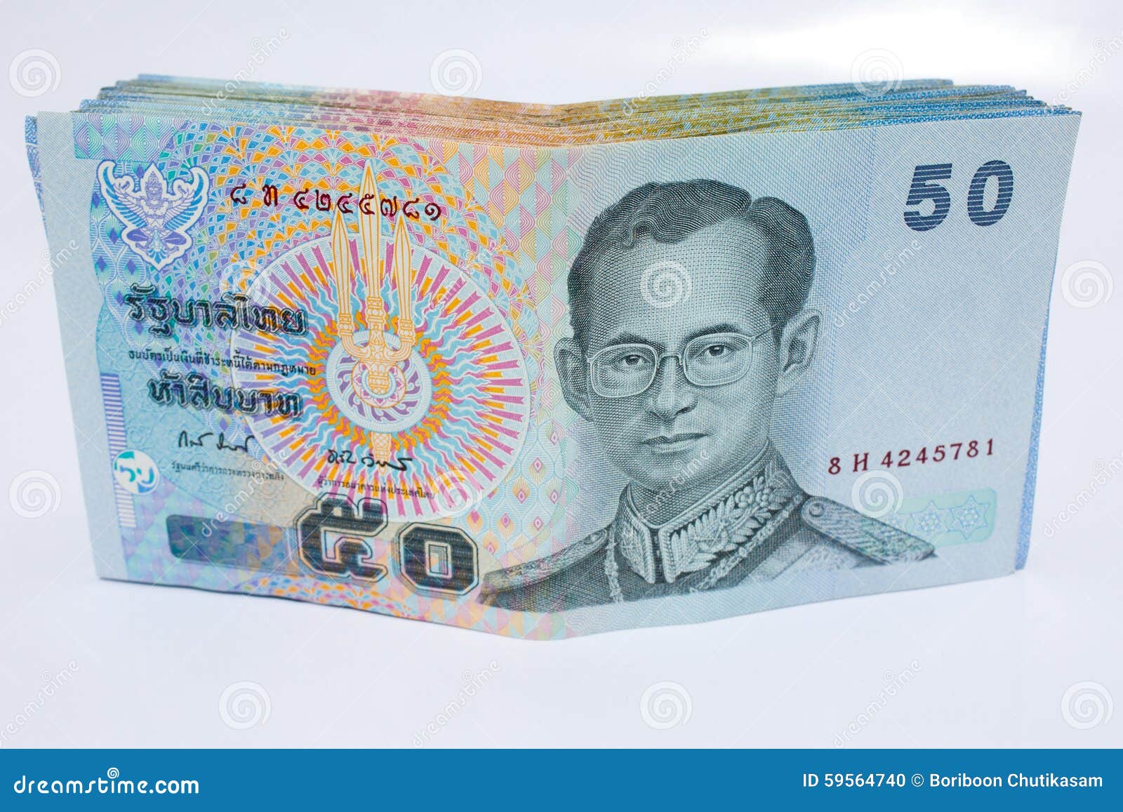 50 Baht, cash. stock photo. Image of bill, abstract, money - 59564740