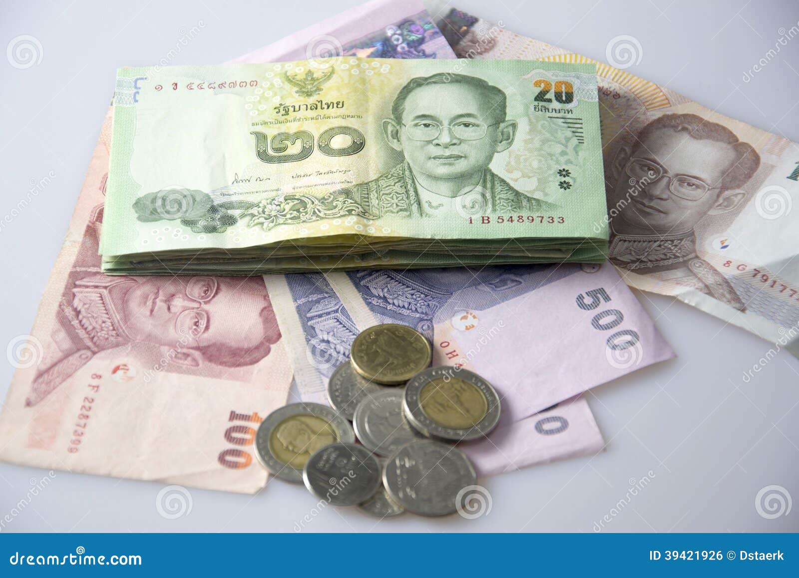 Baht stock photo. Image of king, banking, thailand, financial - 39421926