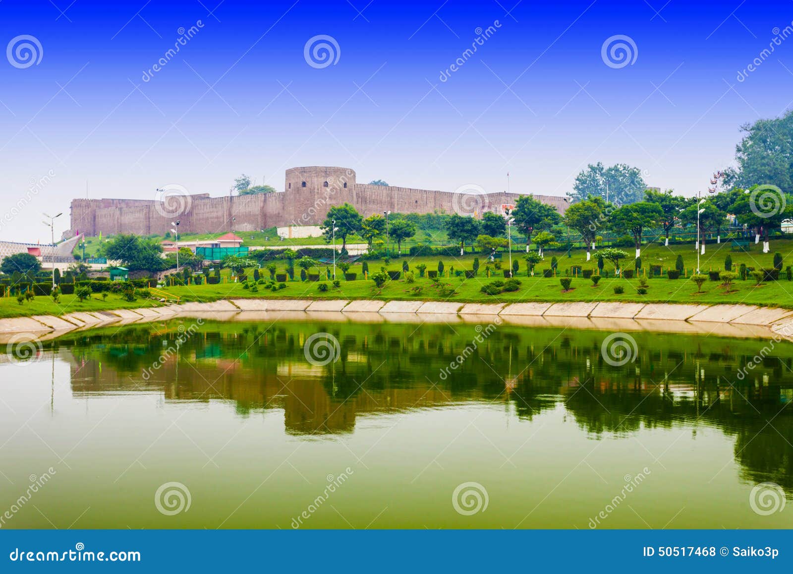 The Bahu Fort stock photo. Image of beauty, india, tourism - 50517468