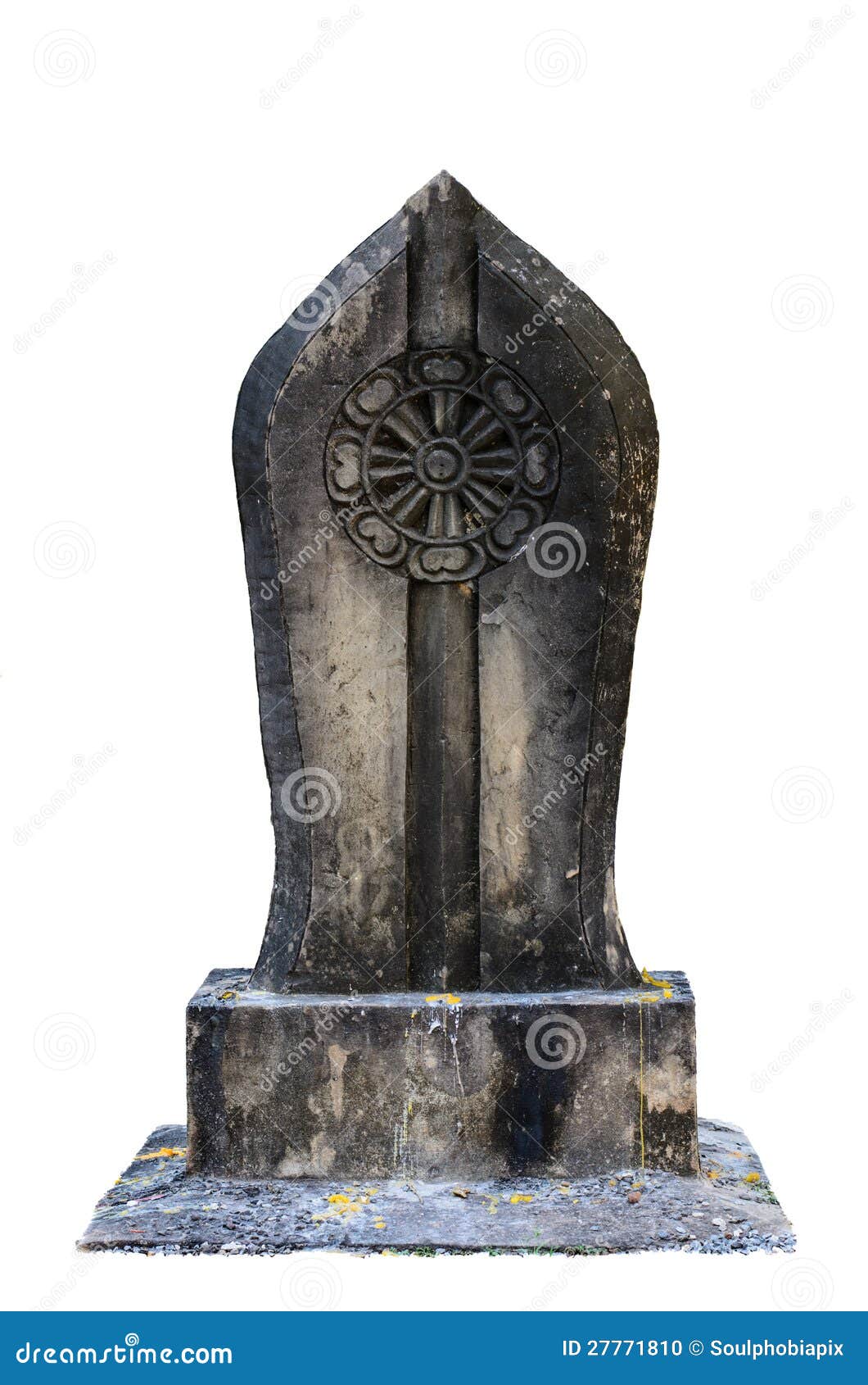 Bai Sema on White Background Stock Photo - Image of closeup, buddhism ...