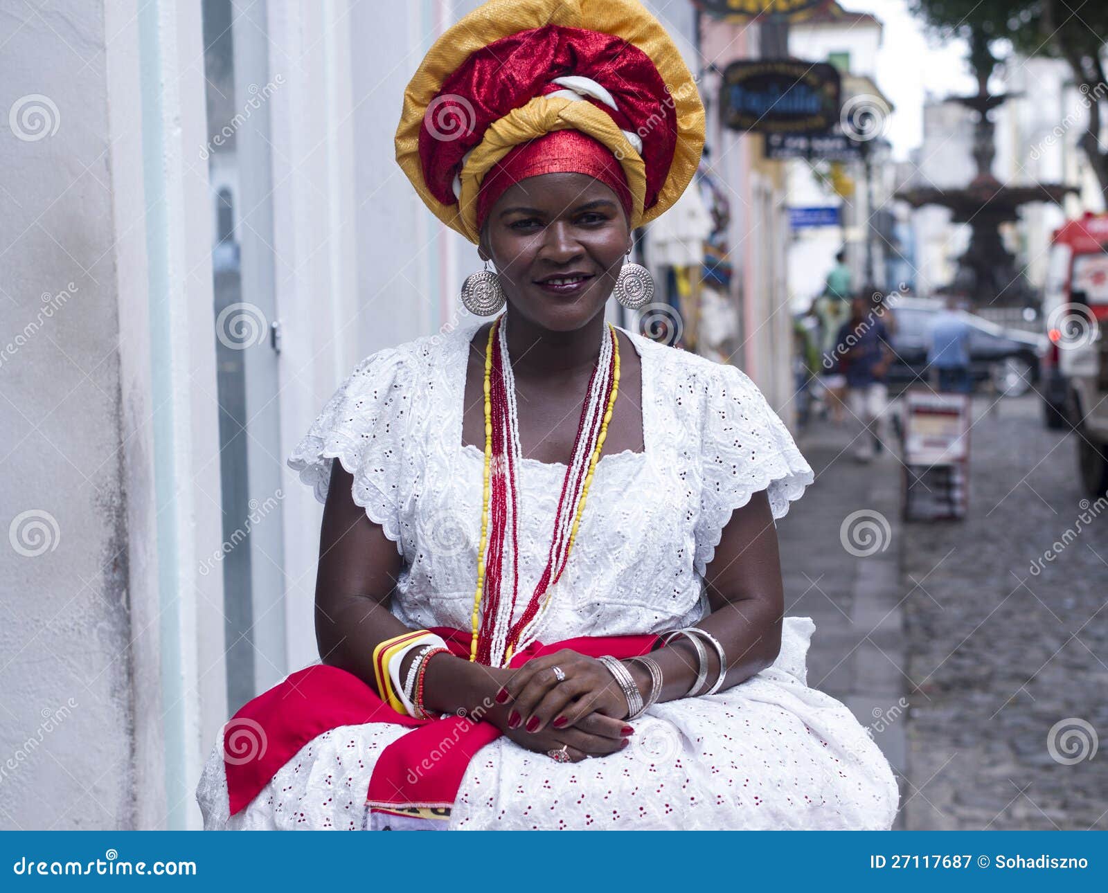 Baiana photographie éditorial. Image du turban, brésil - 27117687