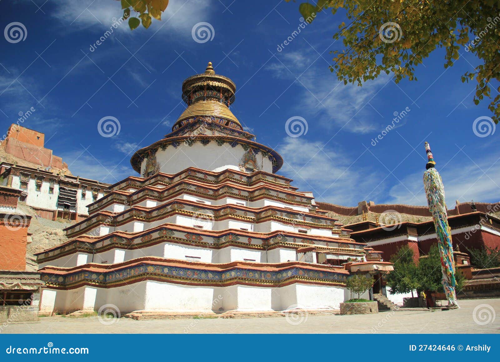 Baiju monastery stock photo. Image of stupa, monastery - 27424646