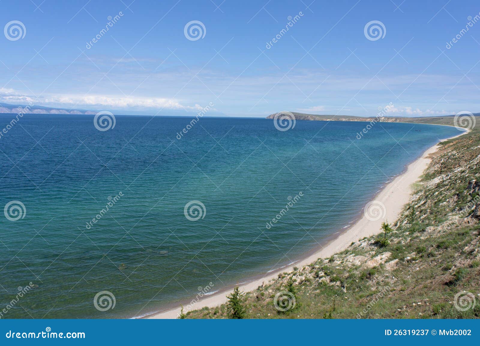 Baikal, Cape Budun stock image. Image of cape, pine, siberia - 26319237