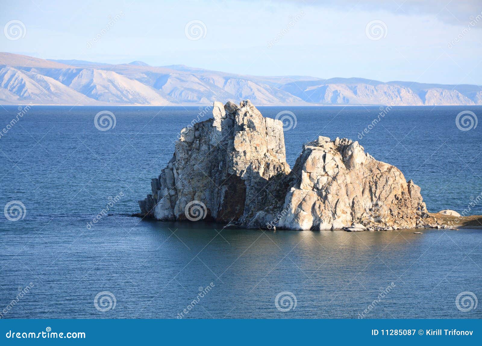Baikal lake stock image. Image of landscape, nature, stone - 11285087