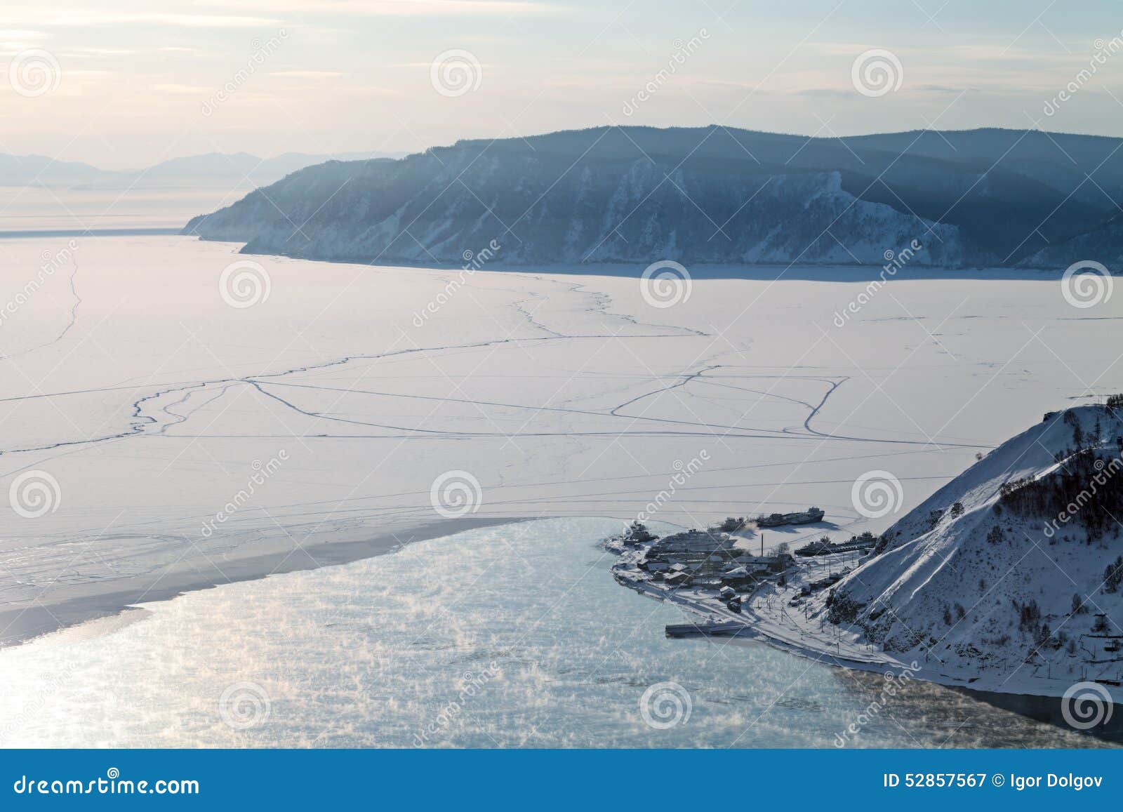 Baikal stock image. Image of cold, landscape, frozen - 52857567