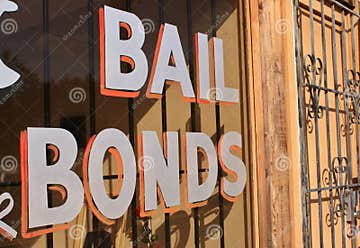 Bail Bonds Sign stock image. Image of colorful, legal - 23266989