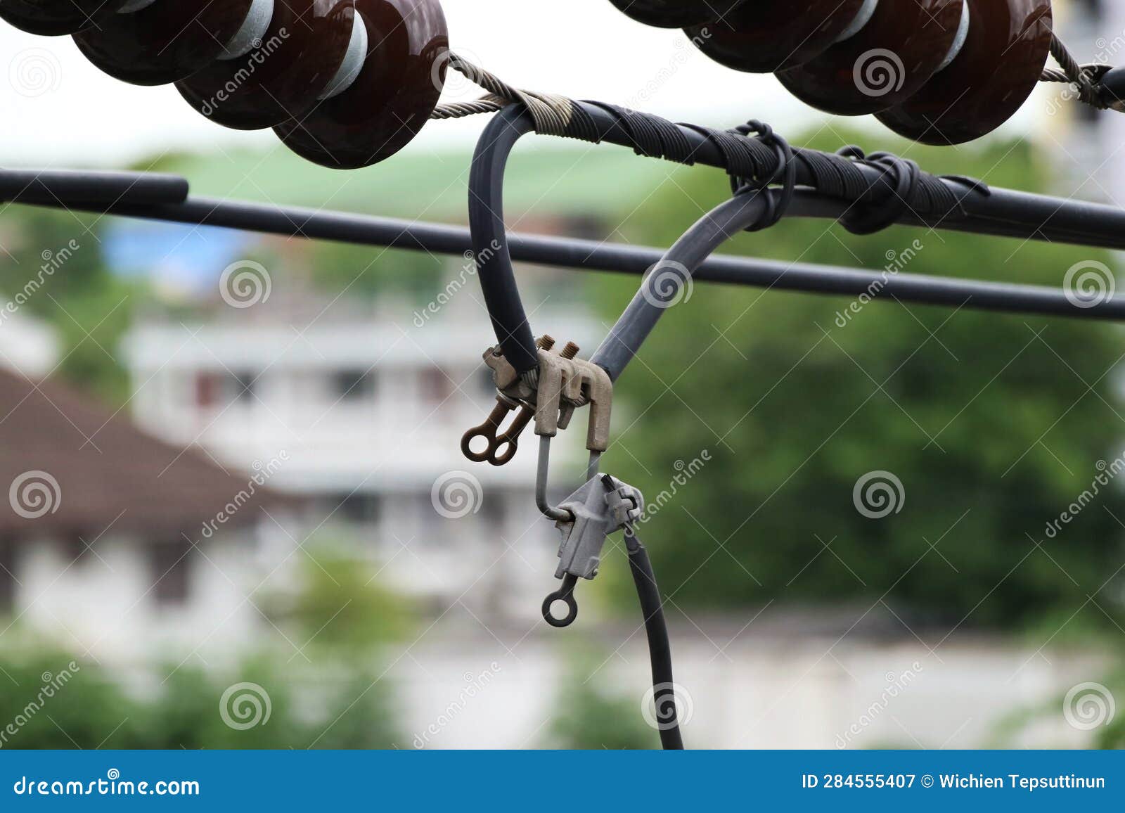 Bail Clamp for High Voltage Cable Quick Connection Installation Stock ...