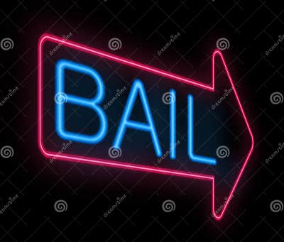 Bail sign. stock illustration. Illustration of burden - 29356271