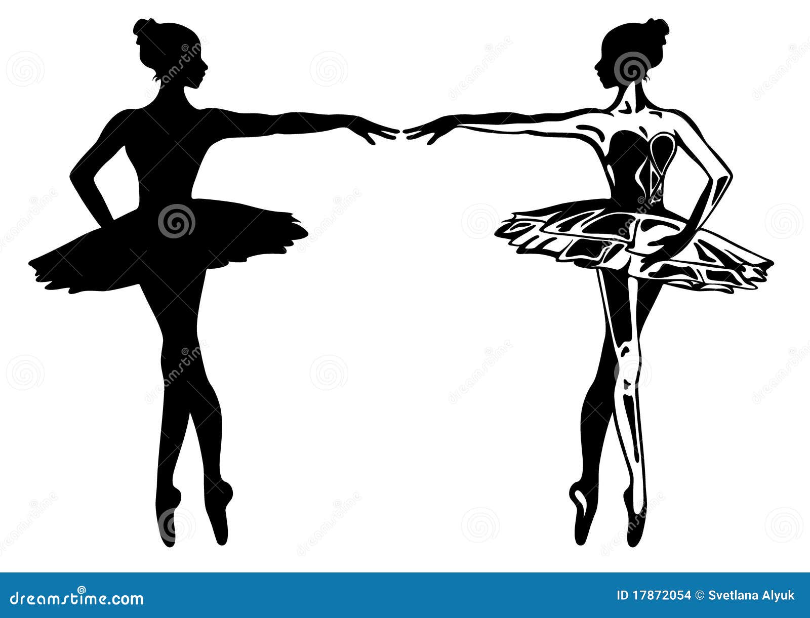 Bailarina ilustración del vector. Ilustración de delgado - 17872054