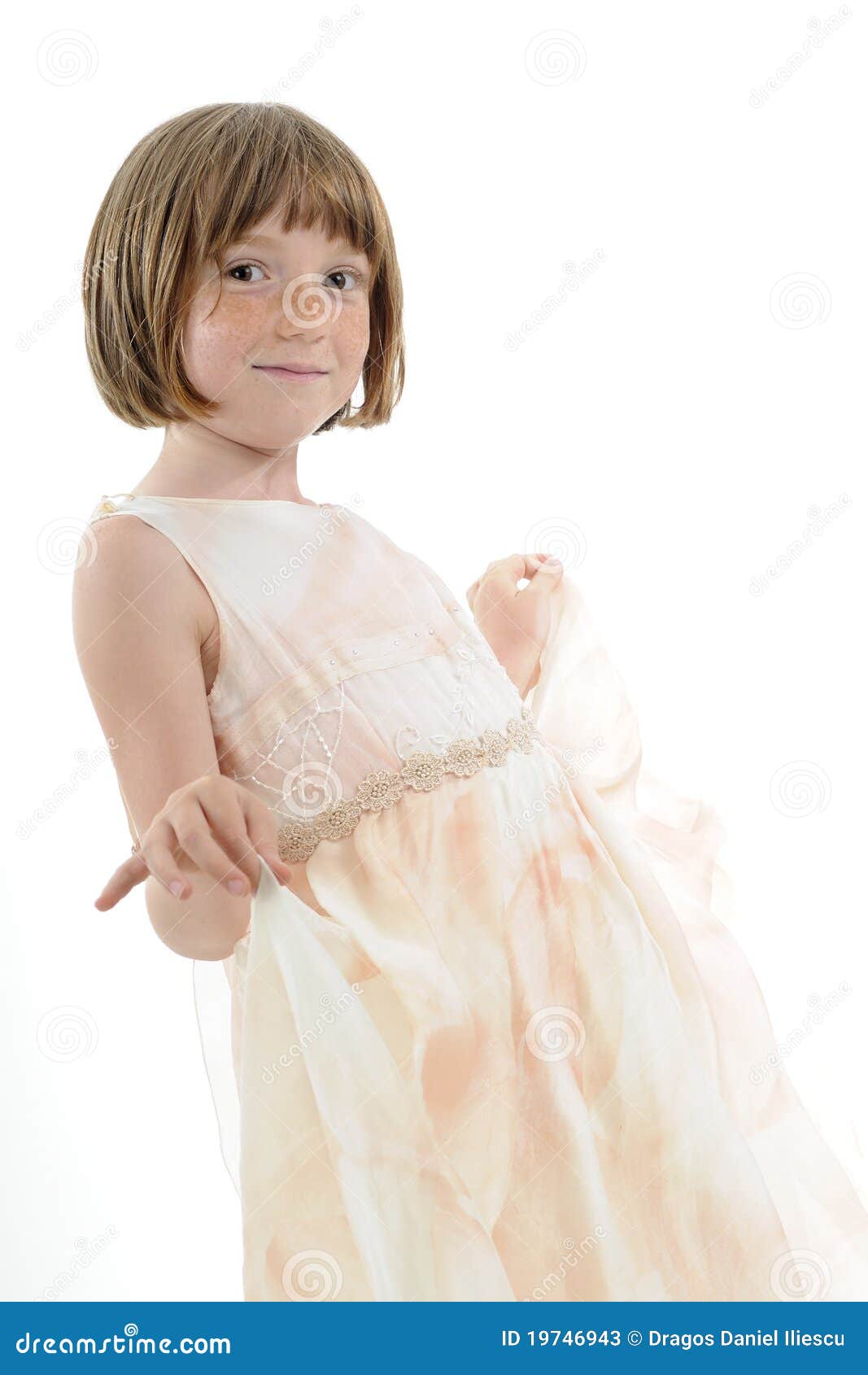 Baile Pecoso De La Muchacha Imagen de archivo - Imagen de bailando ...