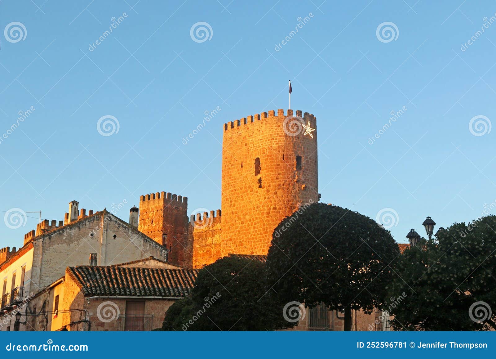 Bailen Village in Spain stock image. Image of andalucia - 252596781