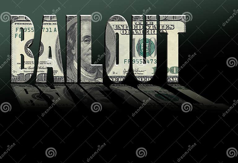 Bailout stock illustration. Illustration of bear, catastrophe - 6606785