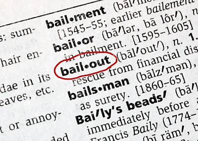 Bailout stock image. Image of economy, finance, bale, meltdown - 7350061