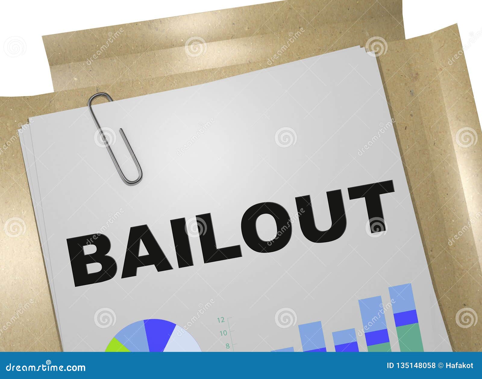 BAILOUT - Financial Concept Stock Illustration - Illustration of debt ...