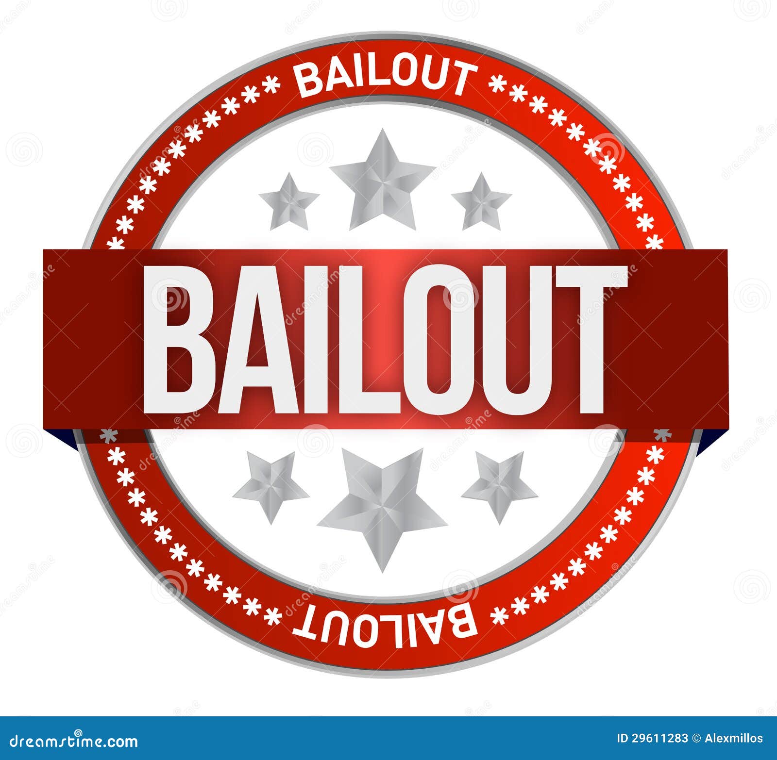 Bail Out Stamp. Bail Out Round Isolated Sign. Vector Illustration ...