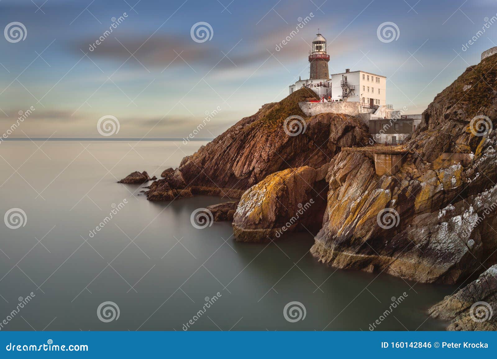 Beautiful Baily Lighthouse, Howth.Ireland Dublin Stock Photo - Image of ...