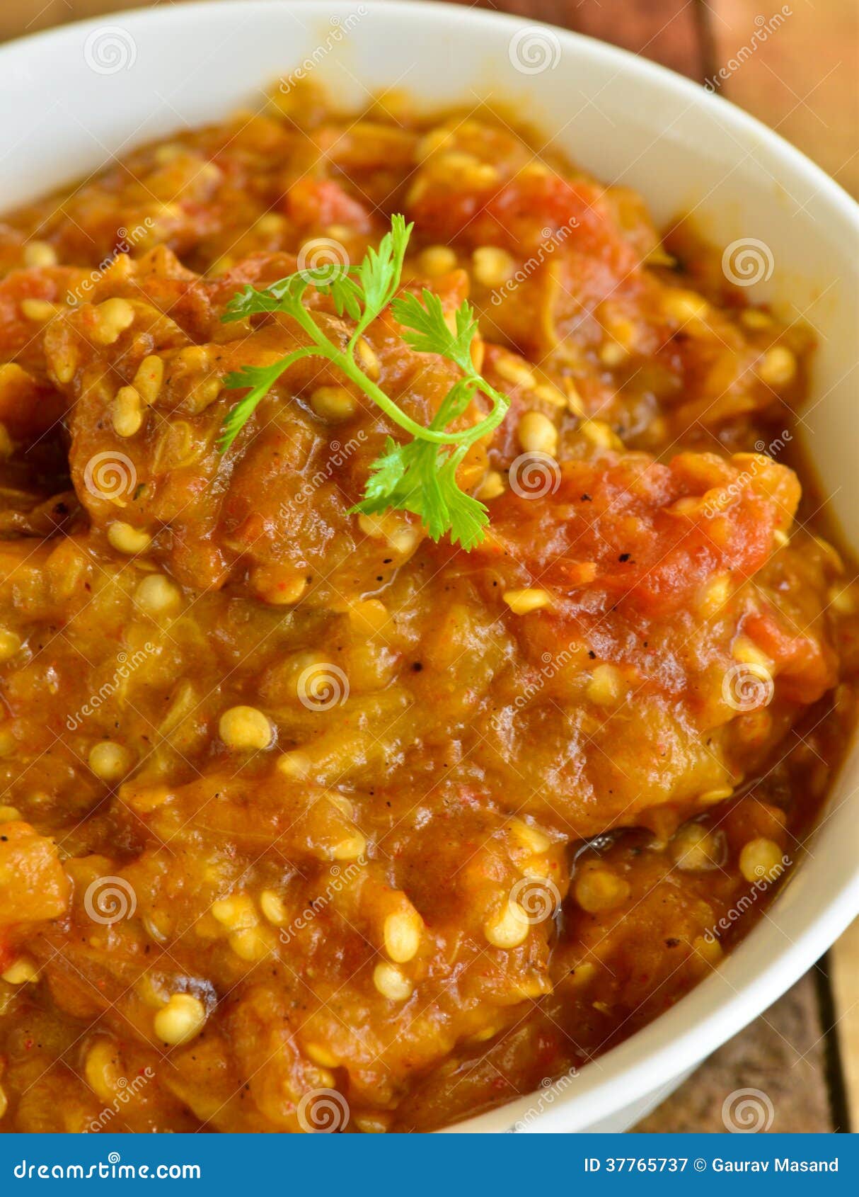 Baingan Bharta image stock. Image du gramme, apéritif - 37765737