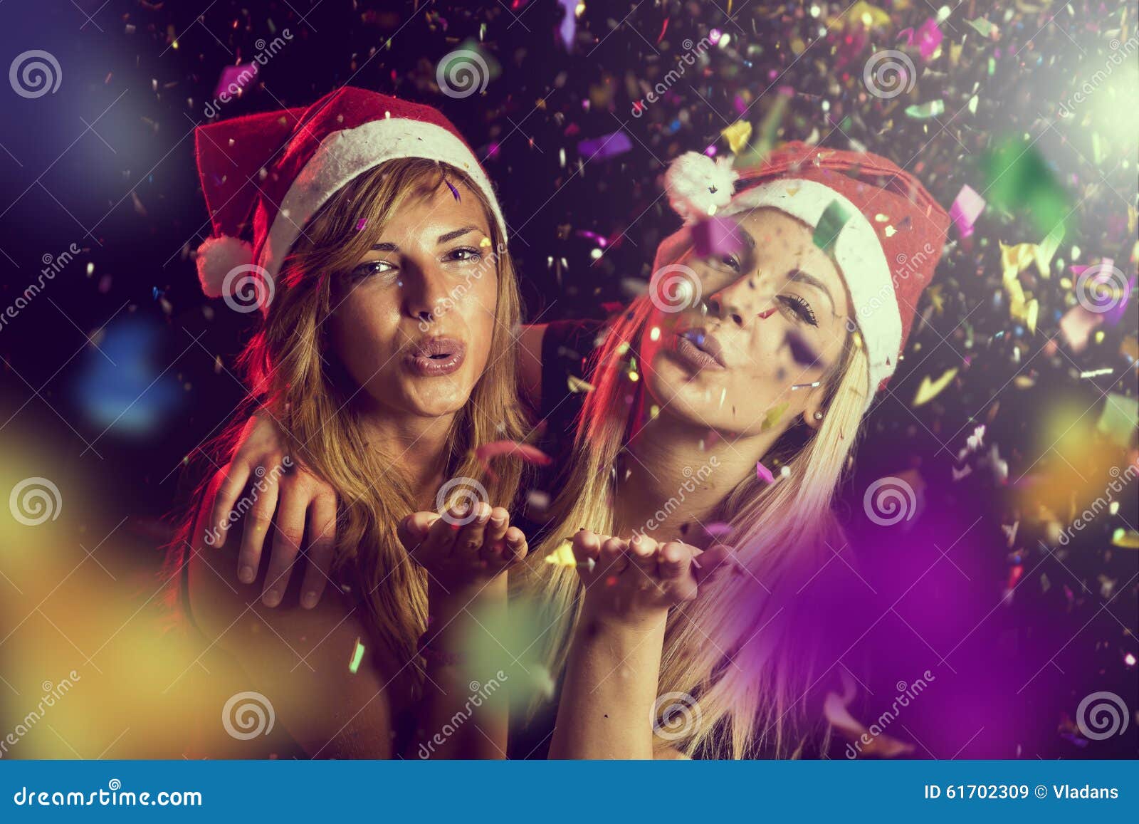 Baiser Volant Image Stock Image Du Amitié Confettis 61702309